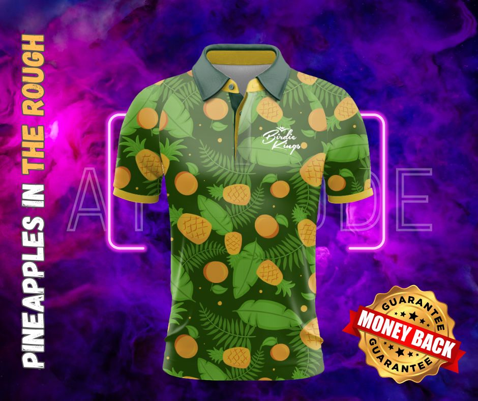 Pineapples in the Rough - Ladies Golf Polo – Birdie Kings