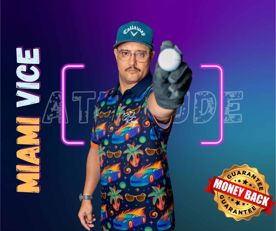 Miami Vice Golf Polo – Birdie Kings